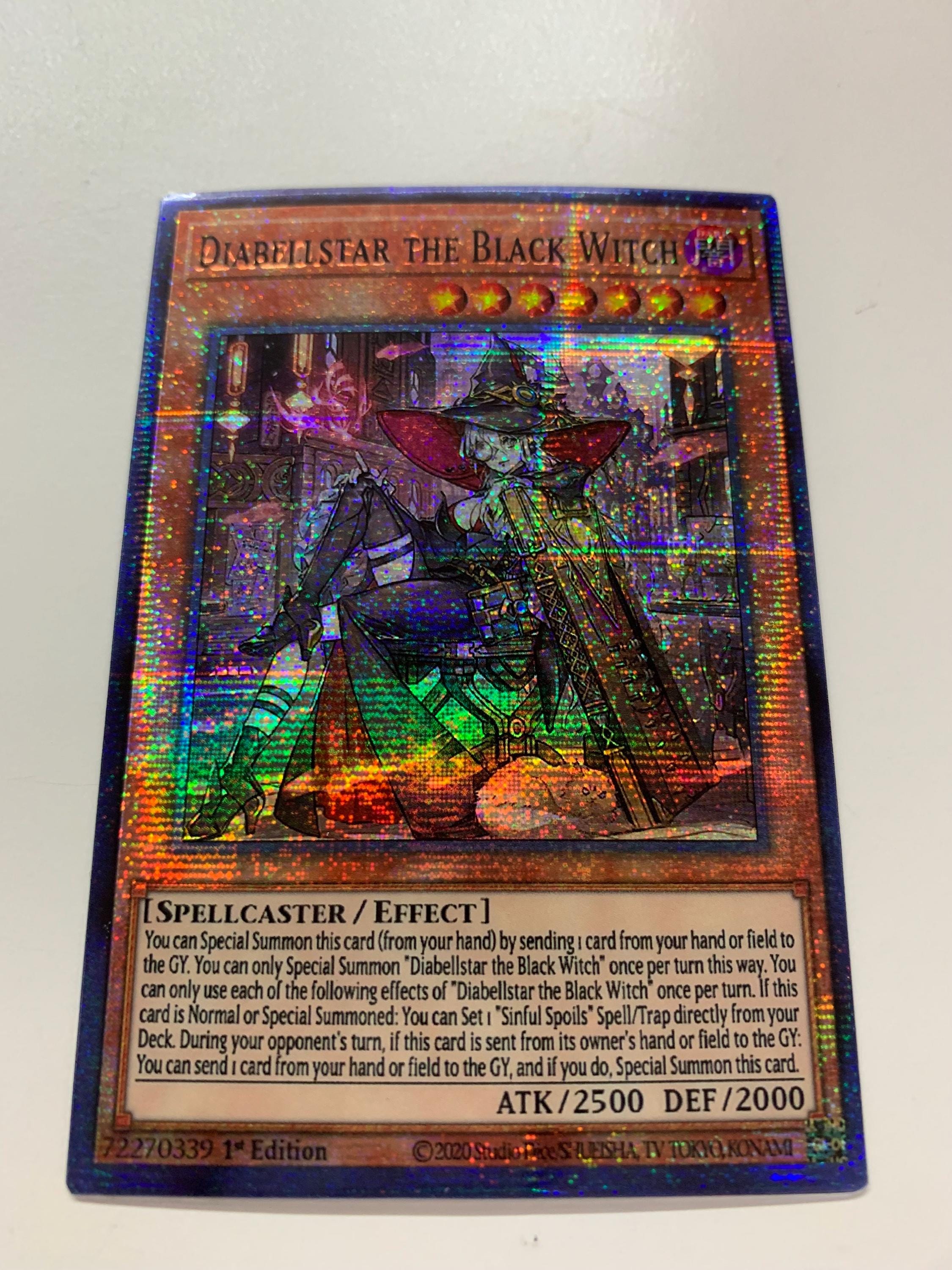Diabellstar the Black Witch (alternate Art) | Secret Rare | Orica PROXY ...