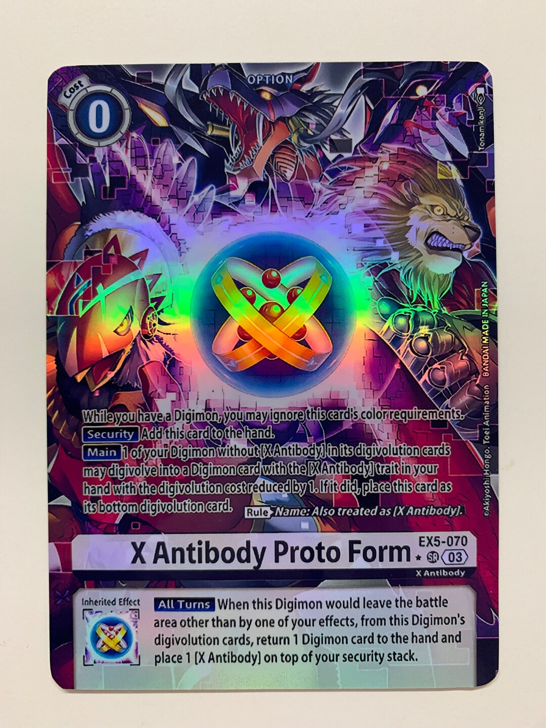 Xantibody Proto Form EX5-070 (alternate Art) | FULL HOLO | Orica PROXY - Etsy