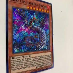 Snake-eyes Flamberge Dragon | Secret Rare | Orica PROXY - Etsy