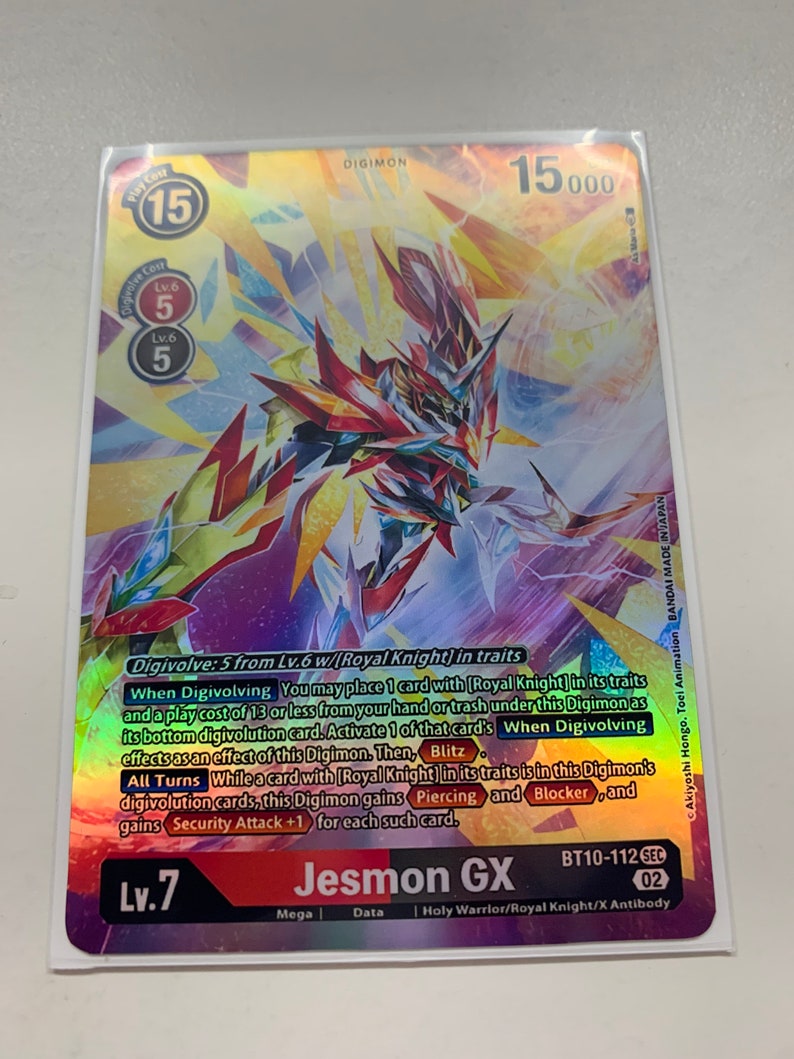Jesmon Gx BT10-112 (alternate Art) | FULL HOLO | Orica PROXY - Etsy