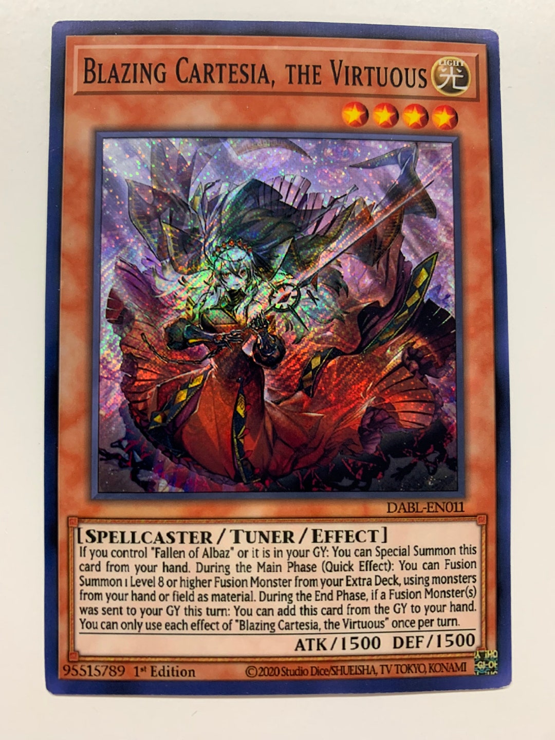 Blazing Cartesia, the Virtuous | Secret Rare | Orica PROXY - Etsy