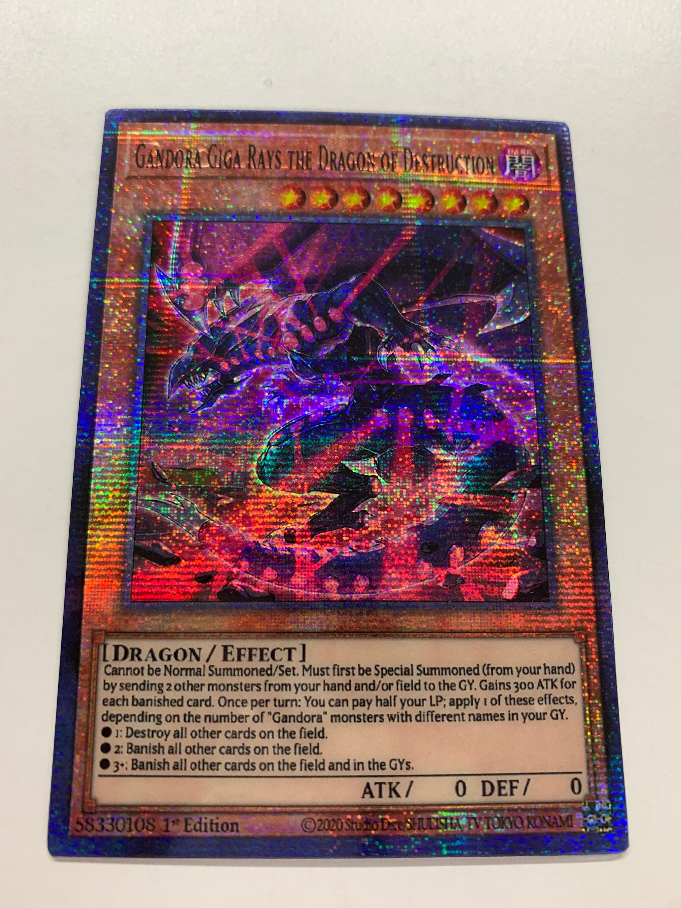 Gandora Giga Rays the Dragon of Destruction | Secret Rare | Orica PROXY ...
