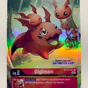 Gigimon BT12-001 alternate Art FULL HOLO Orica PROXY - Etsy