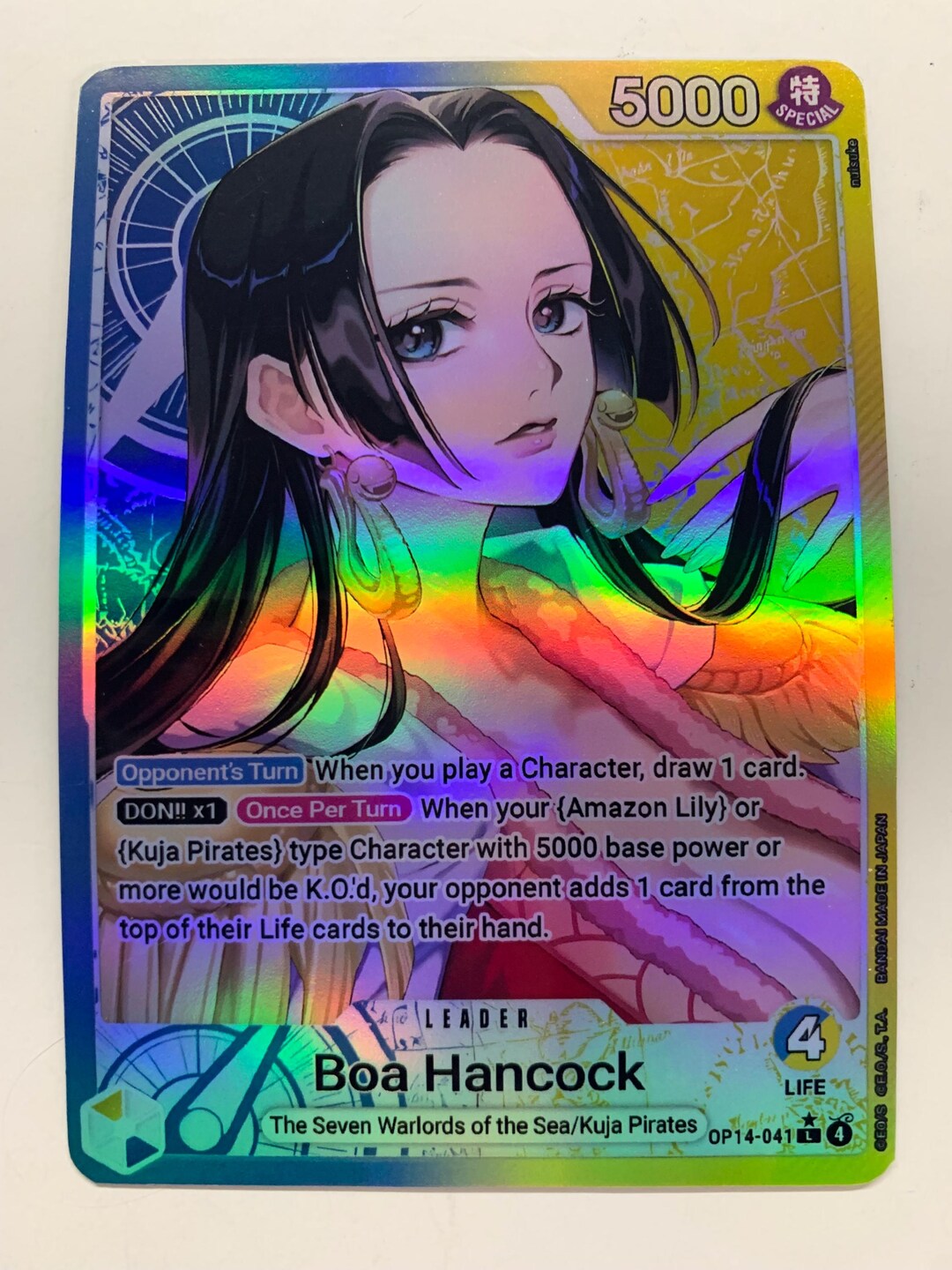 Boa Hancock OP14-041 (alternate Art) | FULL HOLO | Orica PROXY - Etsy