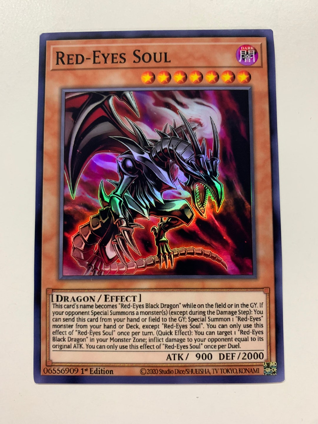 Red-eyes Soul | Super Rare | Orica PROXY - Etsy