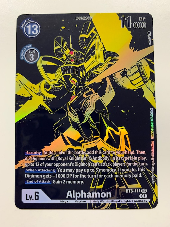 Alphamon Digivolution Chart