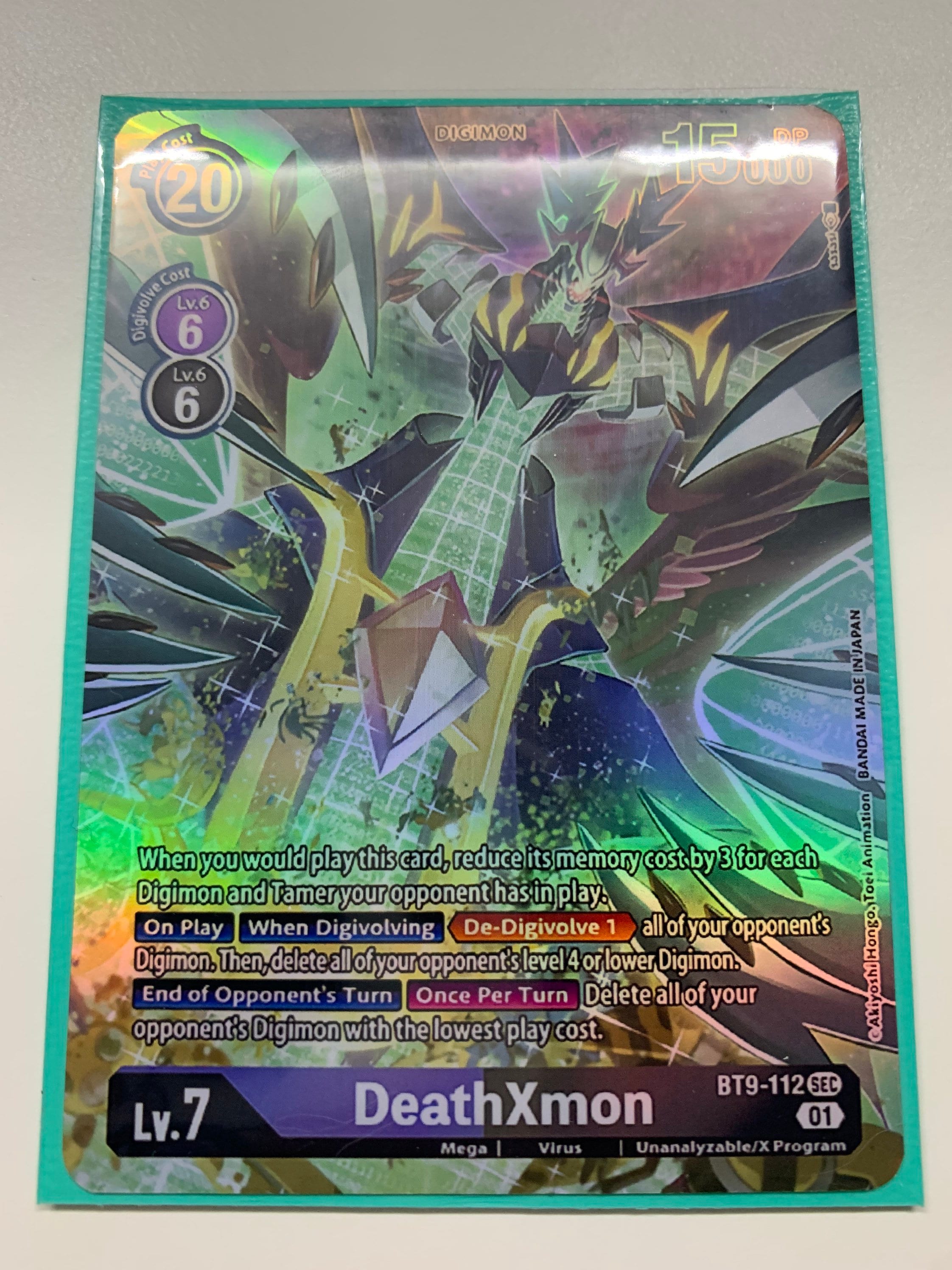DeathXmon BT9-112 Arte alternativo / FULL HOLO / Orica PROXY - Etsy México