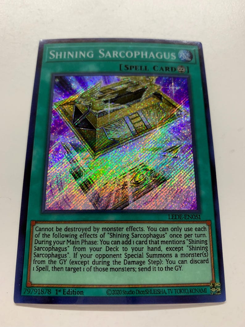 Shining Sarcophagus | Secret Rare | Orica PROXY - Etsy