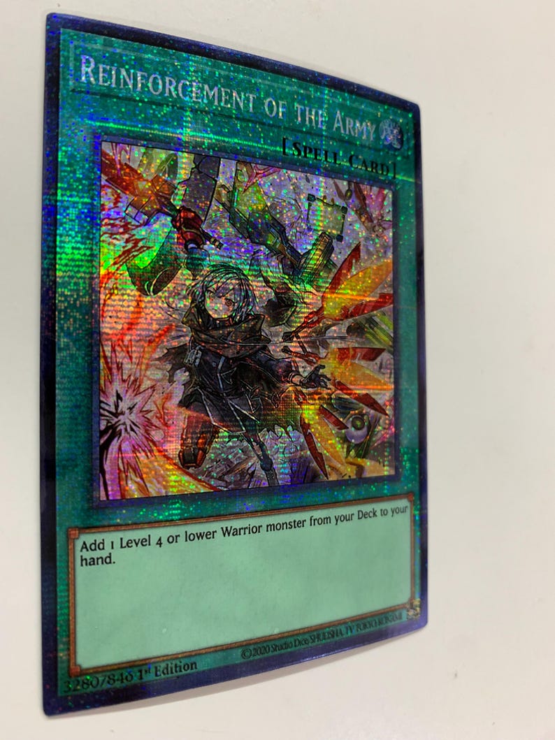 Reinforcement of the Army (alternate Art) | Super Rare | Orica PROXY - Etsy
