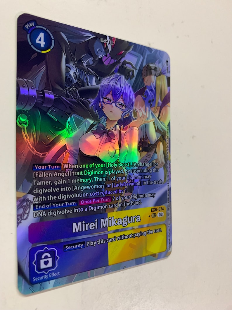 Mirei Mikagura EX6-074 (alternate Art) | FULL HOLO | Orica PROXY - Etsy