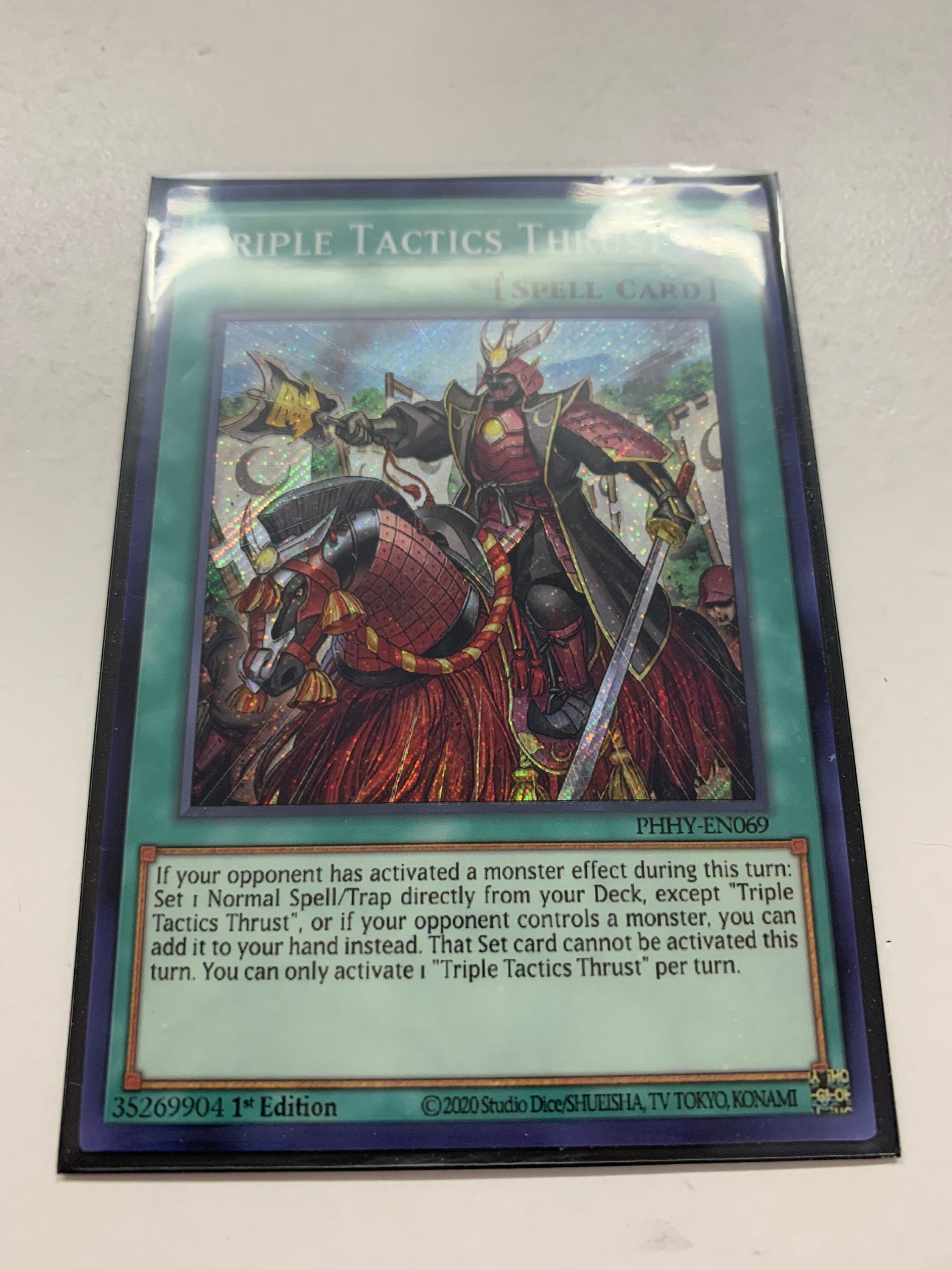 Triple Tactics Thrust Secret Rare Orica PROXY - Etsy Canada