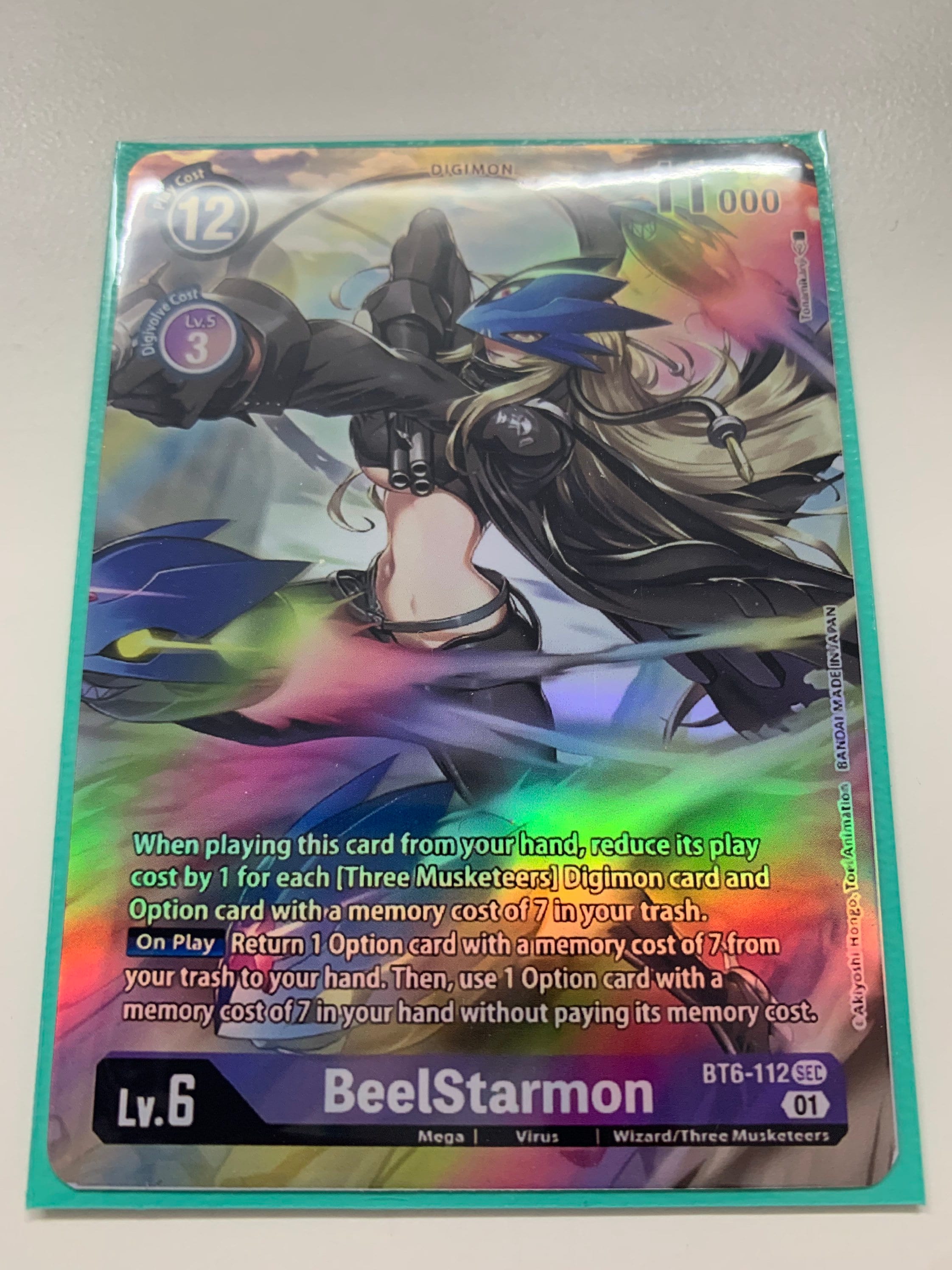 Beelstarmon BT6-112 alternate Art FULL HOLO Orica PROXY - Etsy Canada