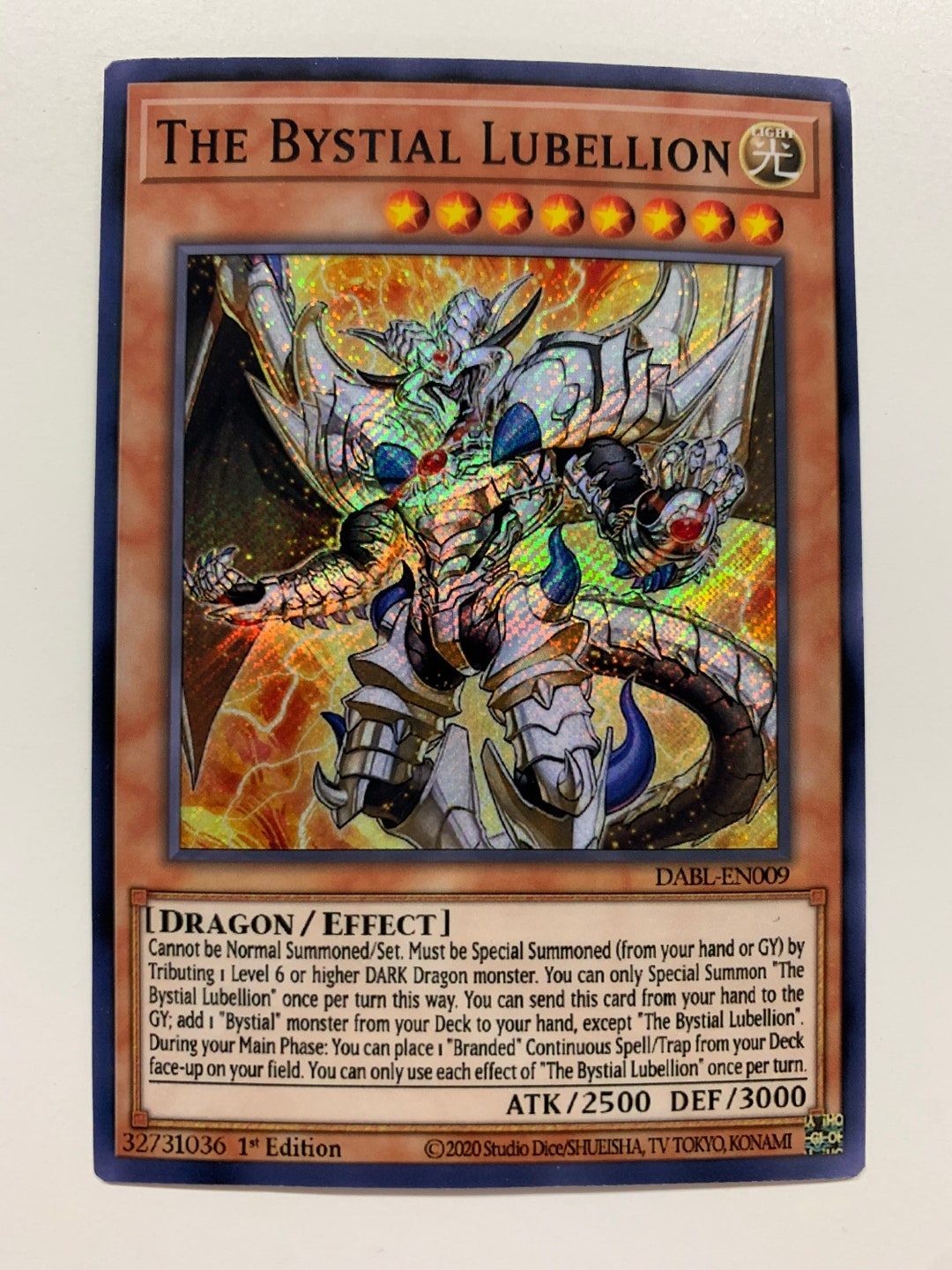 The Bystial Lubellion Secret Rare Orica PROXY - Etsy