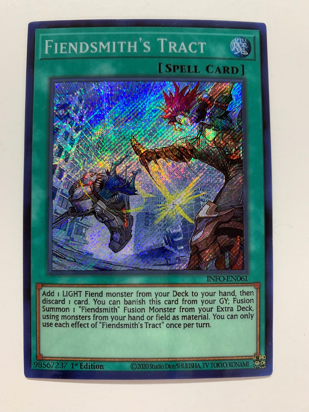 Fiendsmith's Tract | Secret Rare | Orica PROXY - Etsy