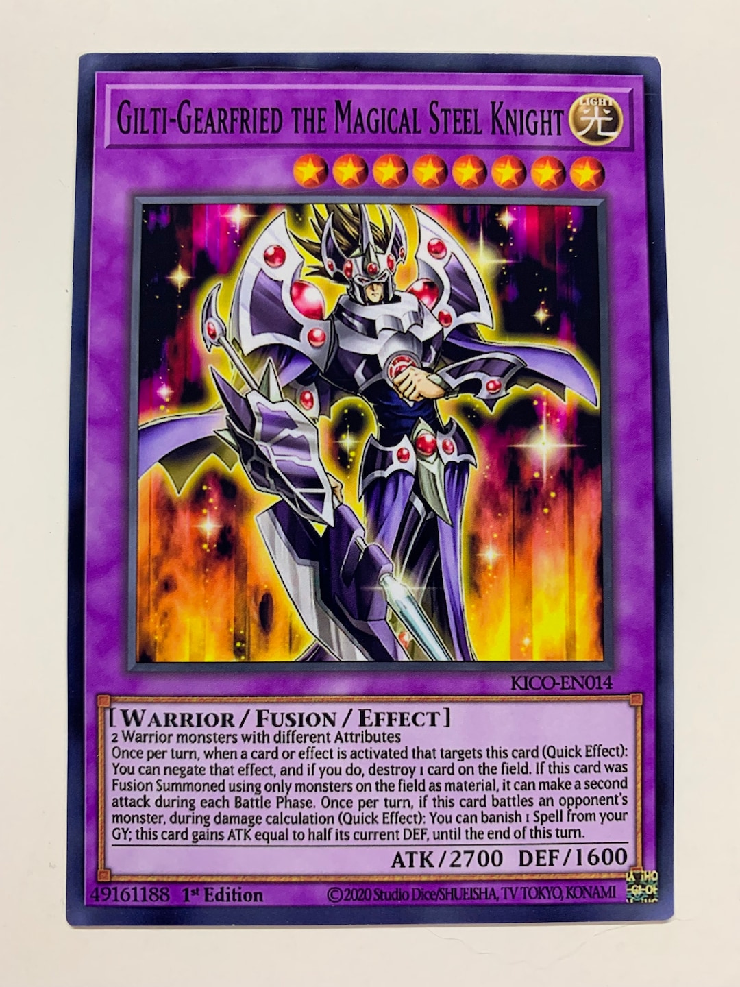 Gilti-gearfried the Magical Steel Knight | Super Rare | Orica PROXY - Etsy