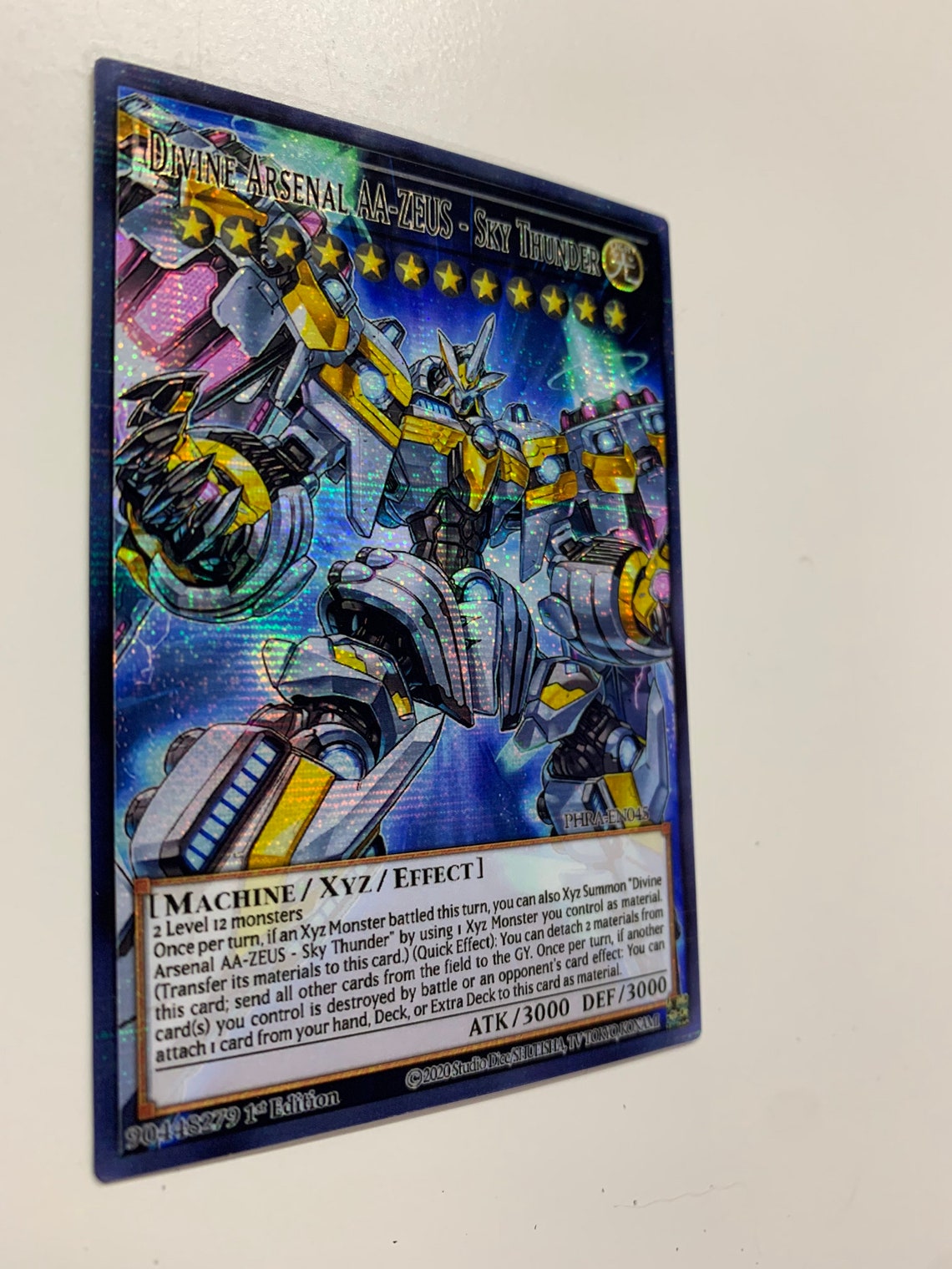 Divine Arsenal AA-ZEUS Sky Thunder Secret Rare Orica - Etsy