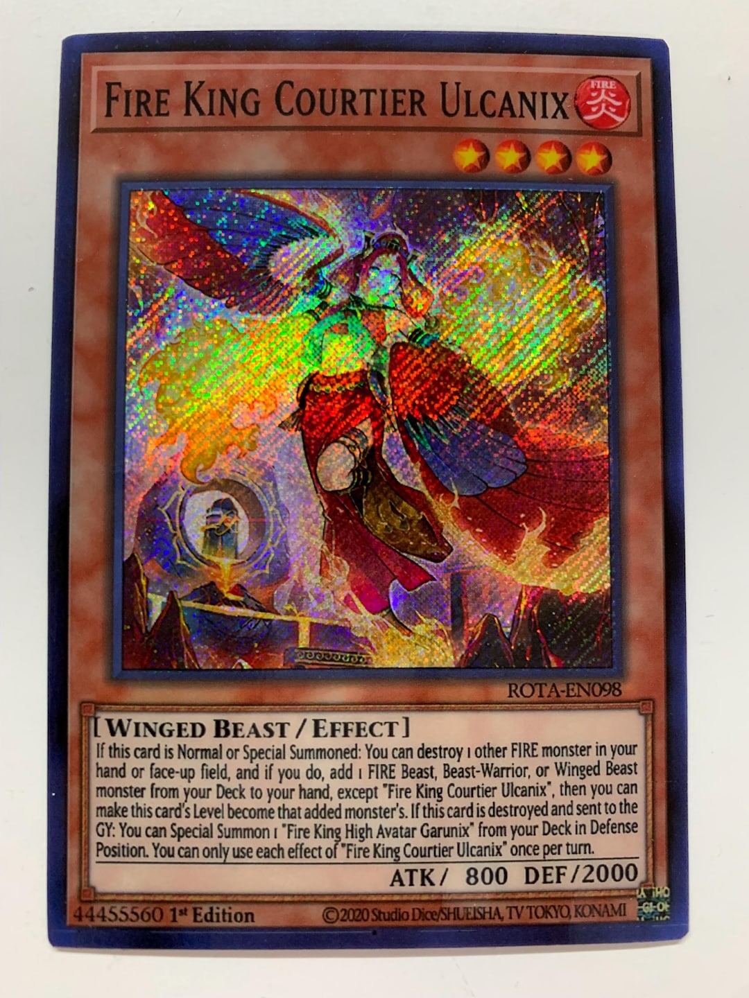 Fire King Courtier Ulcanix | Secret Rare | Orica PROXY - Etsy