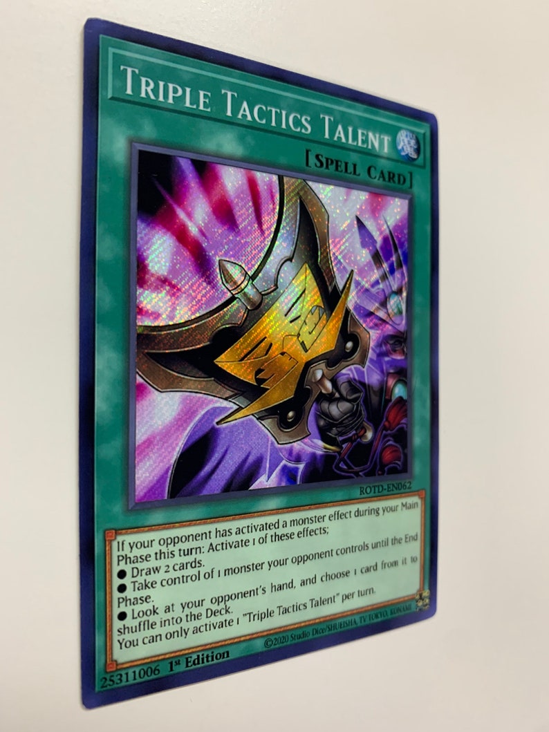 Triple Tactics Talent | Secret Rare | Orica PROXY - Etsy