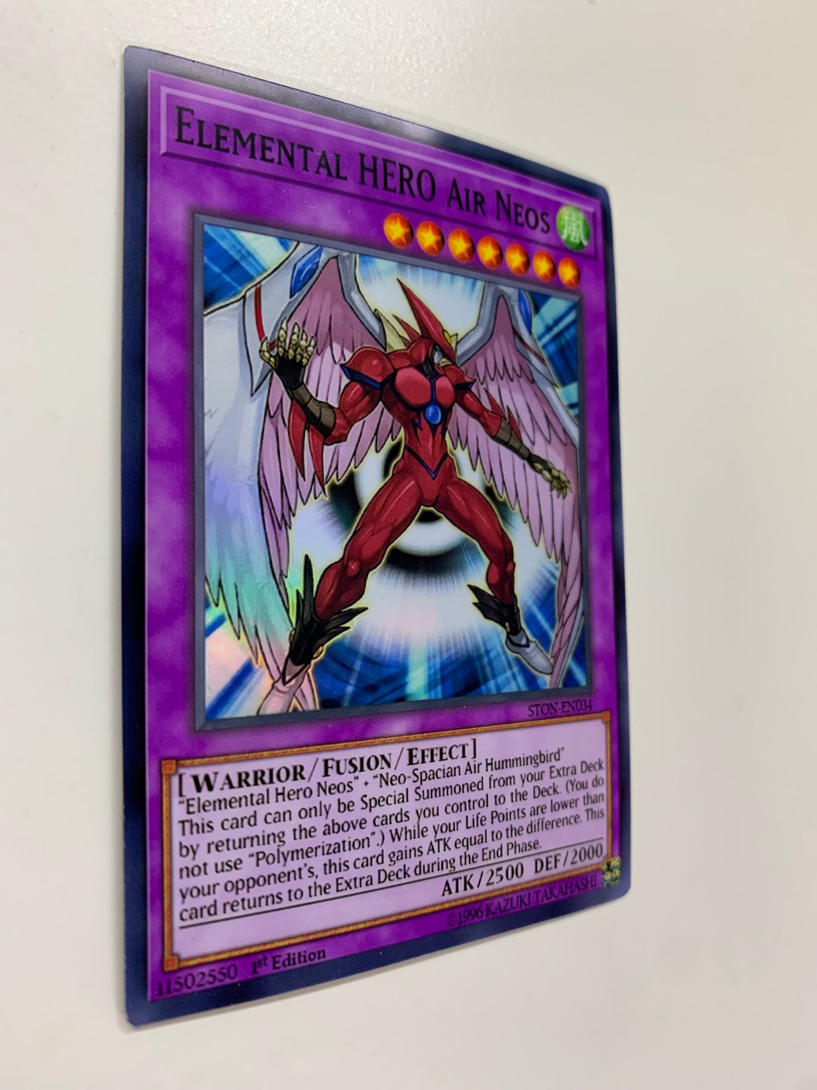 Elemental HERO Air Neos Super Rare Orica PROXY - Etsy