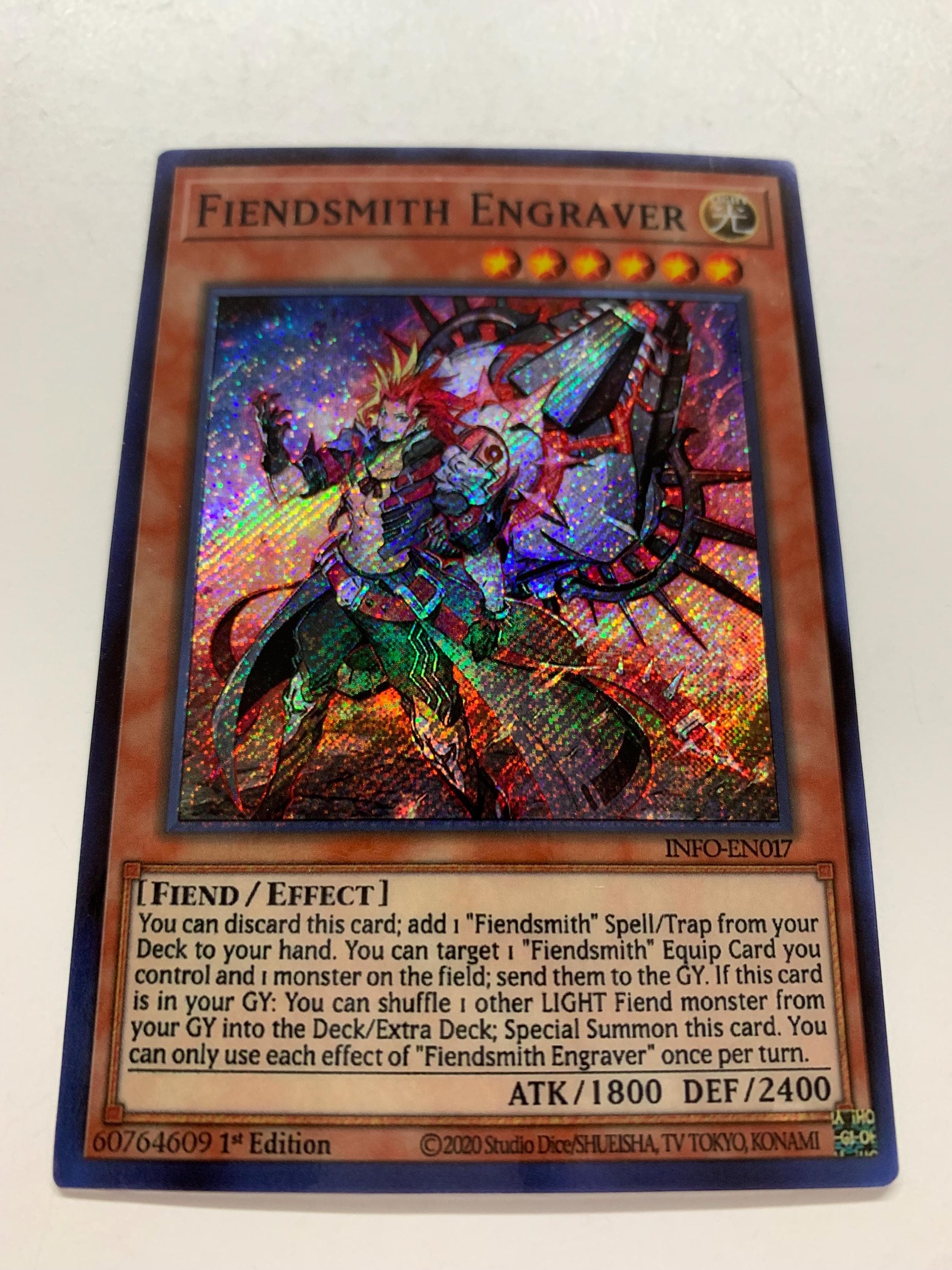 Fiendsmith Engraver | Secret Rare | Orica PROXY - Etsy UK