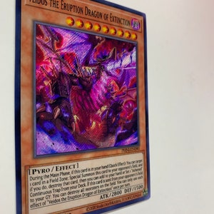 Veidos the Eruption Dragon of Extinction Secret Rare Orica PROXY - Etsy
