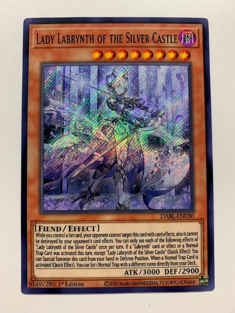 Lady Labrynth of the Silver Castle Secret Rare Orica PROXY - Etsy