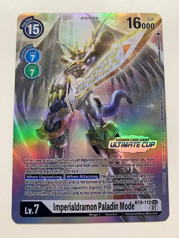 Imperialdramon Paladin Mode Card