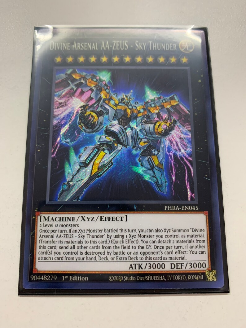 Divine Arsenal AA-ZEUS Sky Thunder Secret Rare Orica - Etsy