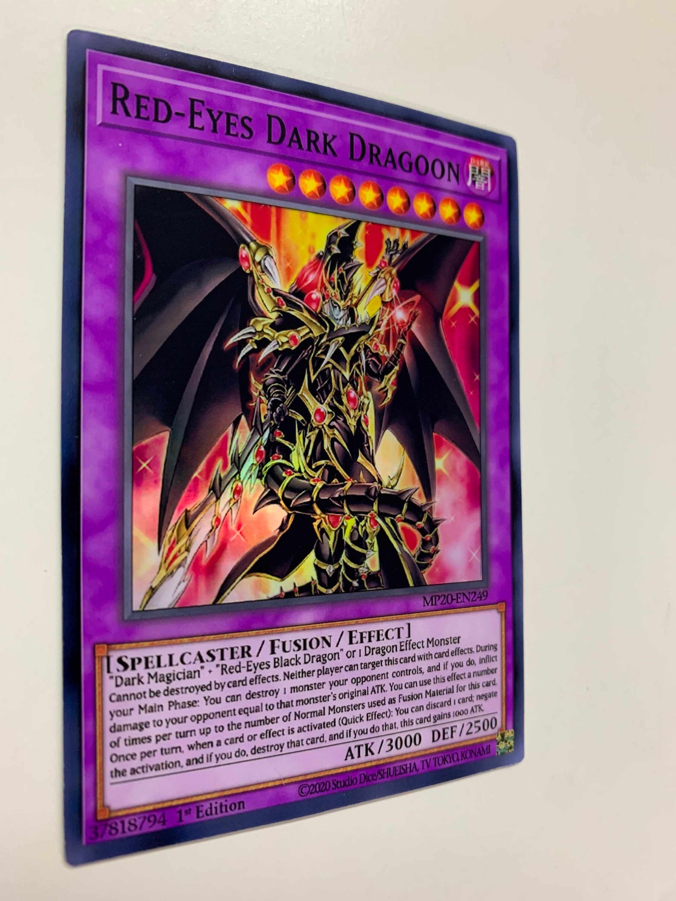 Red-eyes Dark Dragoon Super Rare Orica PROXY - Etsy Canada