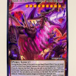 Veidos the Eruption Dragon of Extinction | Secret Rare | Orica PROXY - Etsy