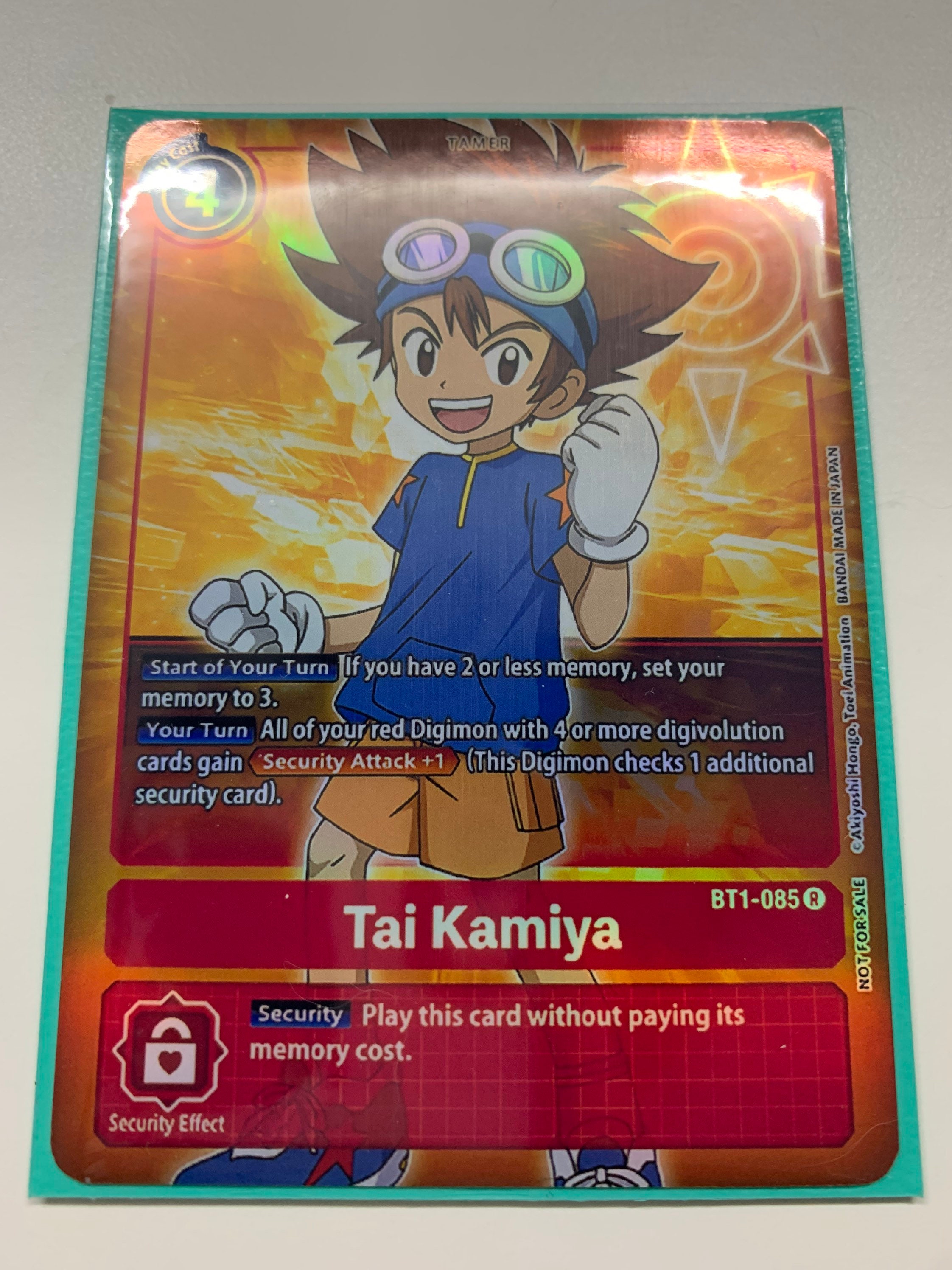 Tai Kamiya BT1-085 alternate Art FULL HOLO Orica PROXY - Etsy