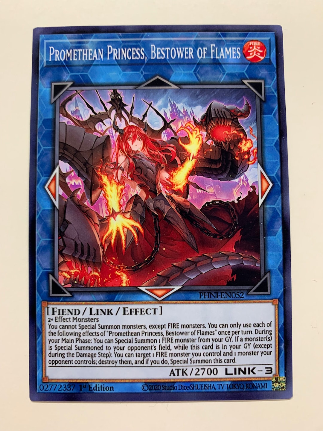 Promethean Princess, Bestower of Flames Super Rare Orica PROXY - Etsy