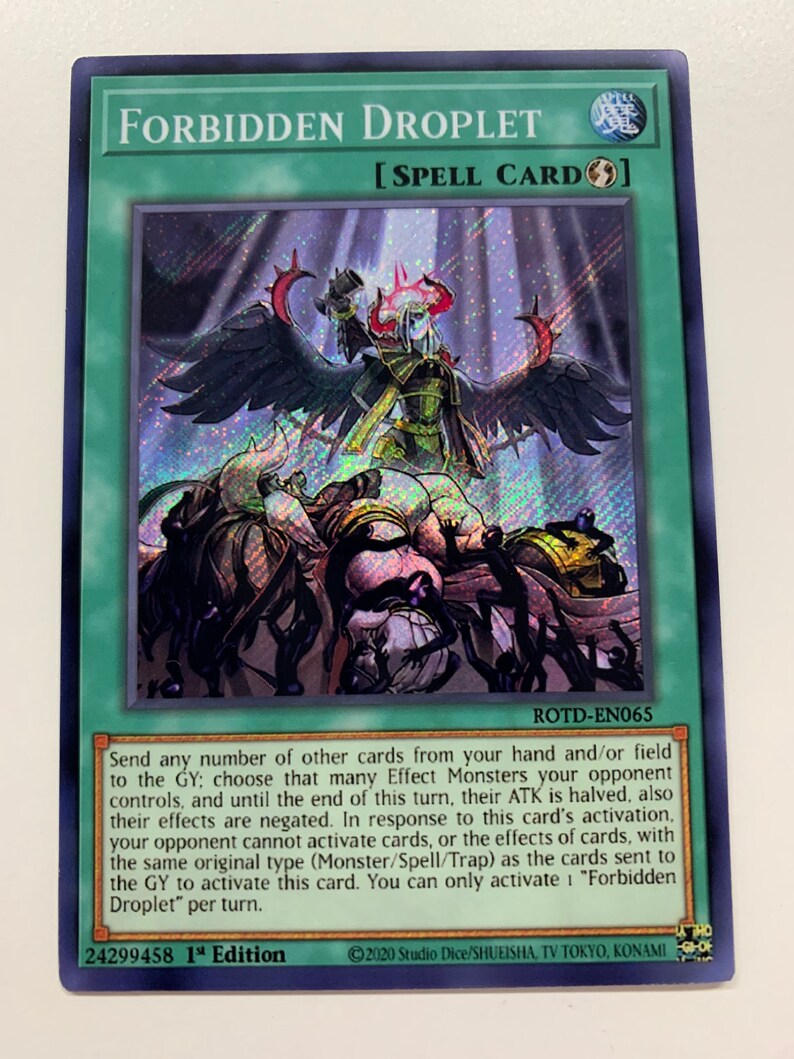 Forbidden Droplet Secret Rare Orica PROXY - Etsy Canada