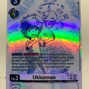 Ukkomon BT16-082 (alternate Art) | FULL HOLO | Orica PROXY - Etsy