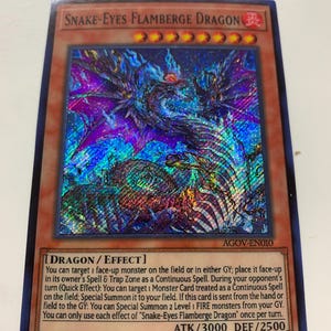Snake-eyes Flamberge Dragon | Secret Rare | Orica PROXY - Etsy
