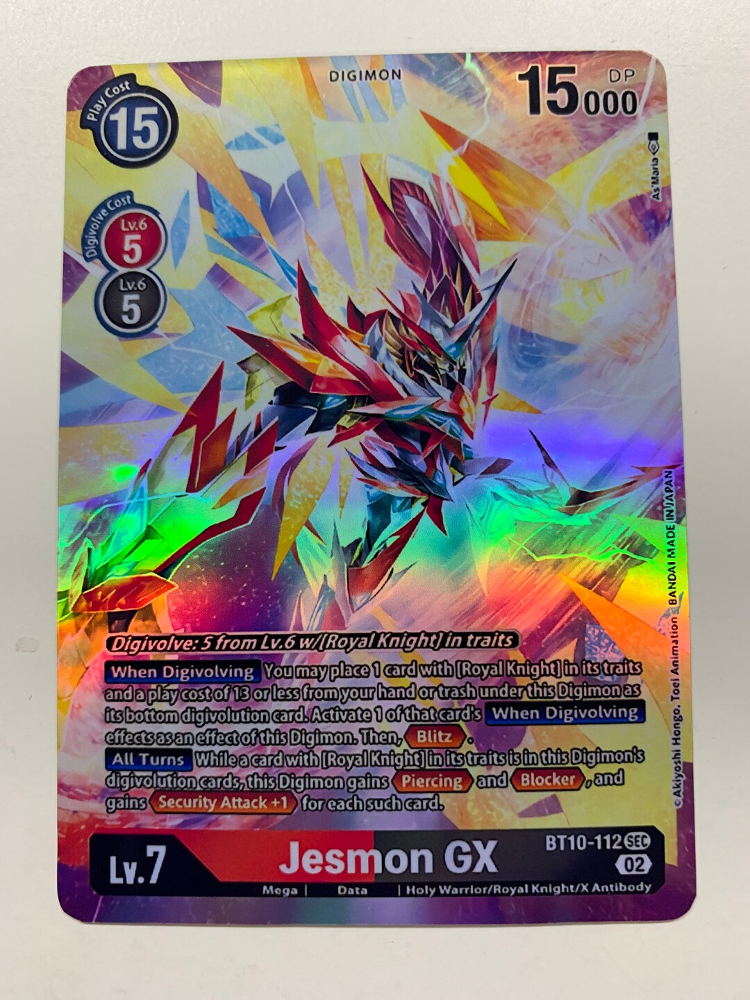 Jesmon Gx BT10-112 (alternate Art) | FULL HOLO | Orica PROXY - Etsy