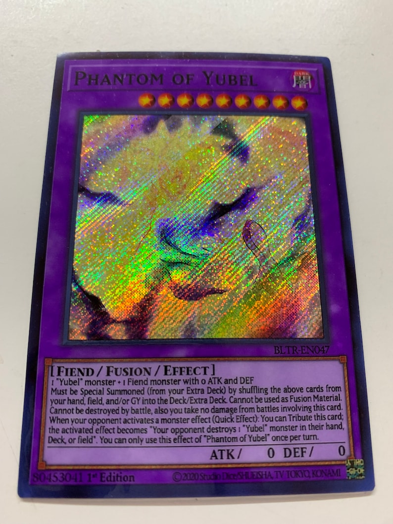 Phantom of Yubel | Secret Rare | Orica PROXY - Etsy