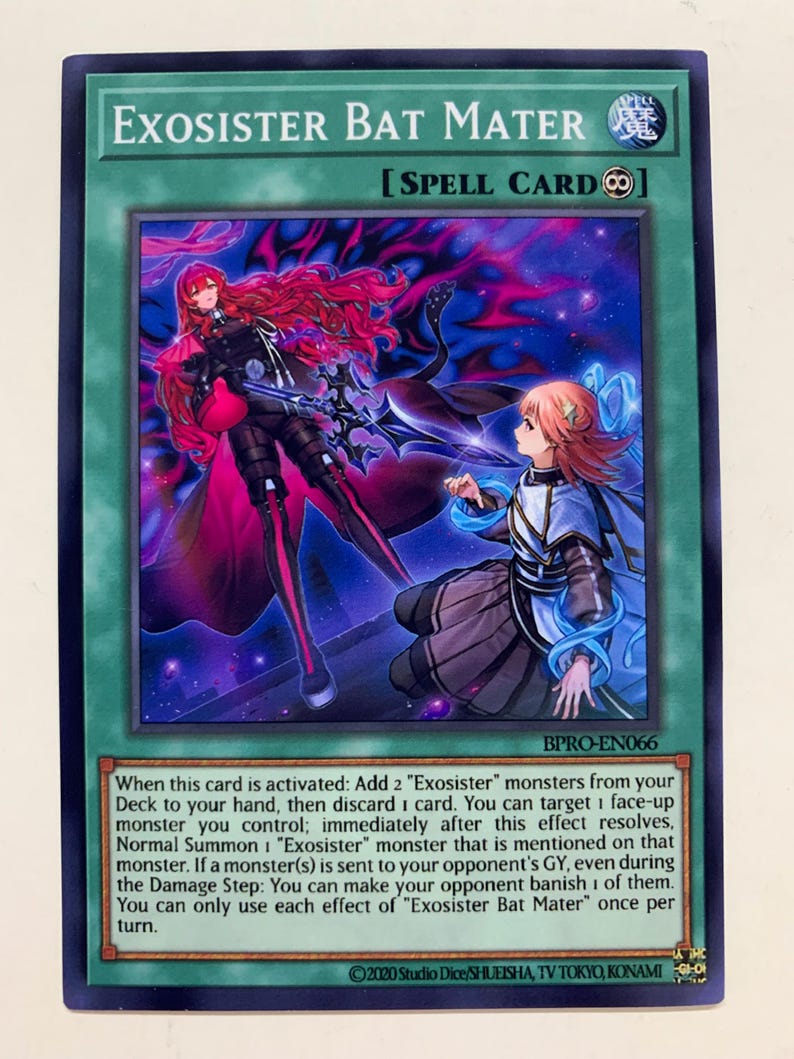 Exosister Bat Mater | Super Rare | Orica PROXY - Etsy