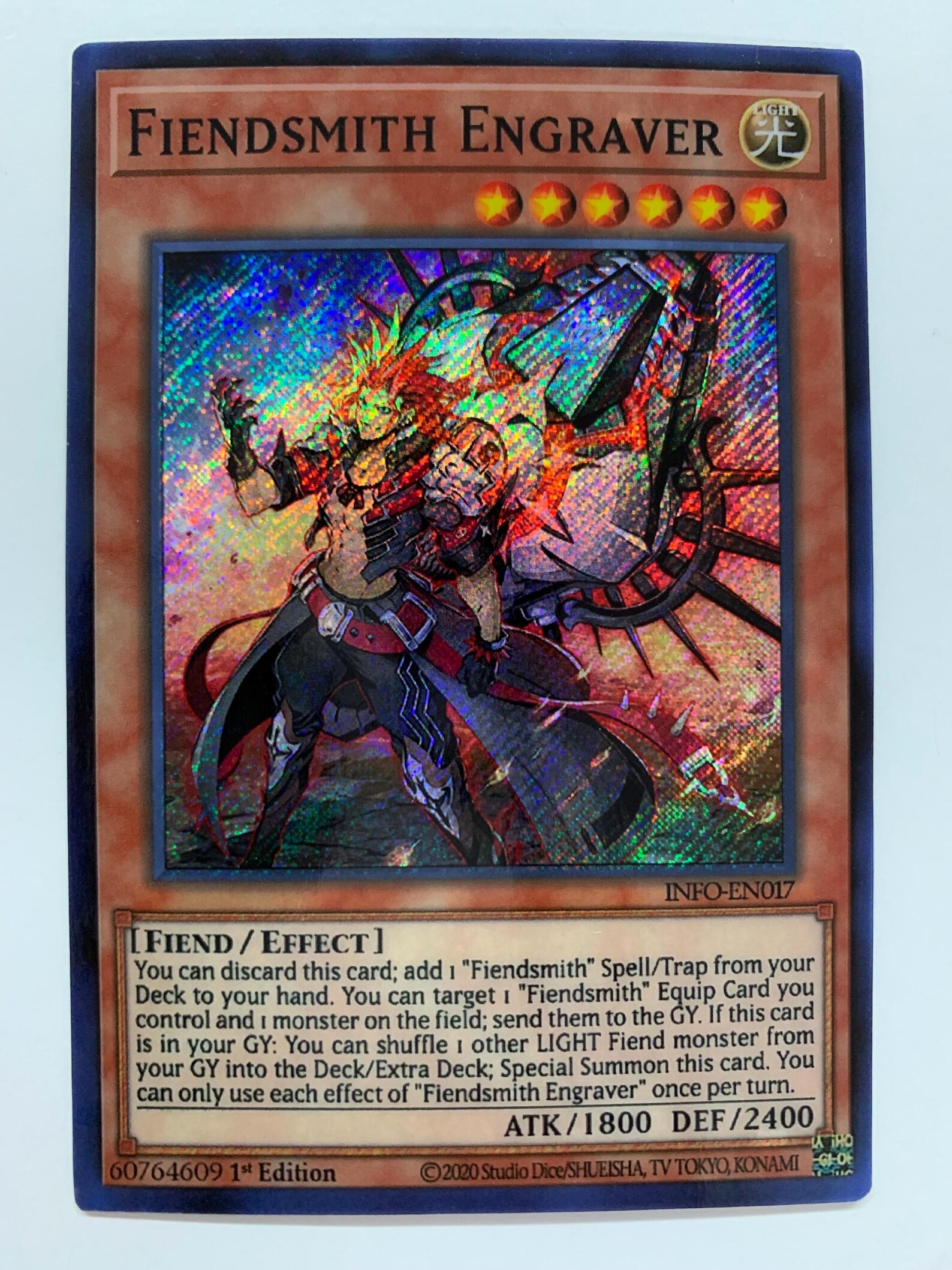 Fiendsmith Engraver | Secret Rare | Orica PROXY - Etsy UK