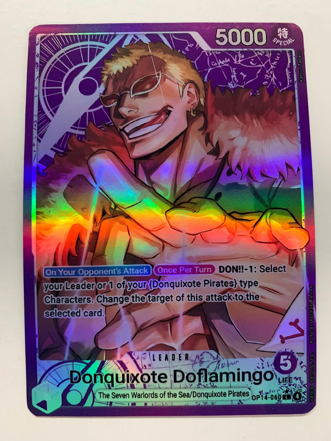 Donquixote Doflamingo OP14-060 (alternate Art) | FULL HOLO | Orica ...