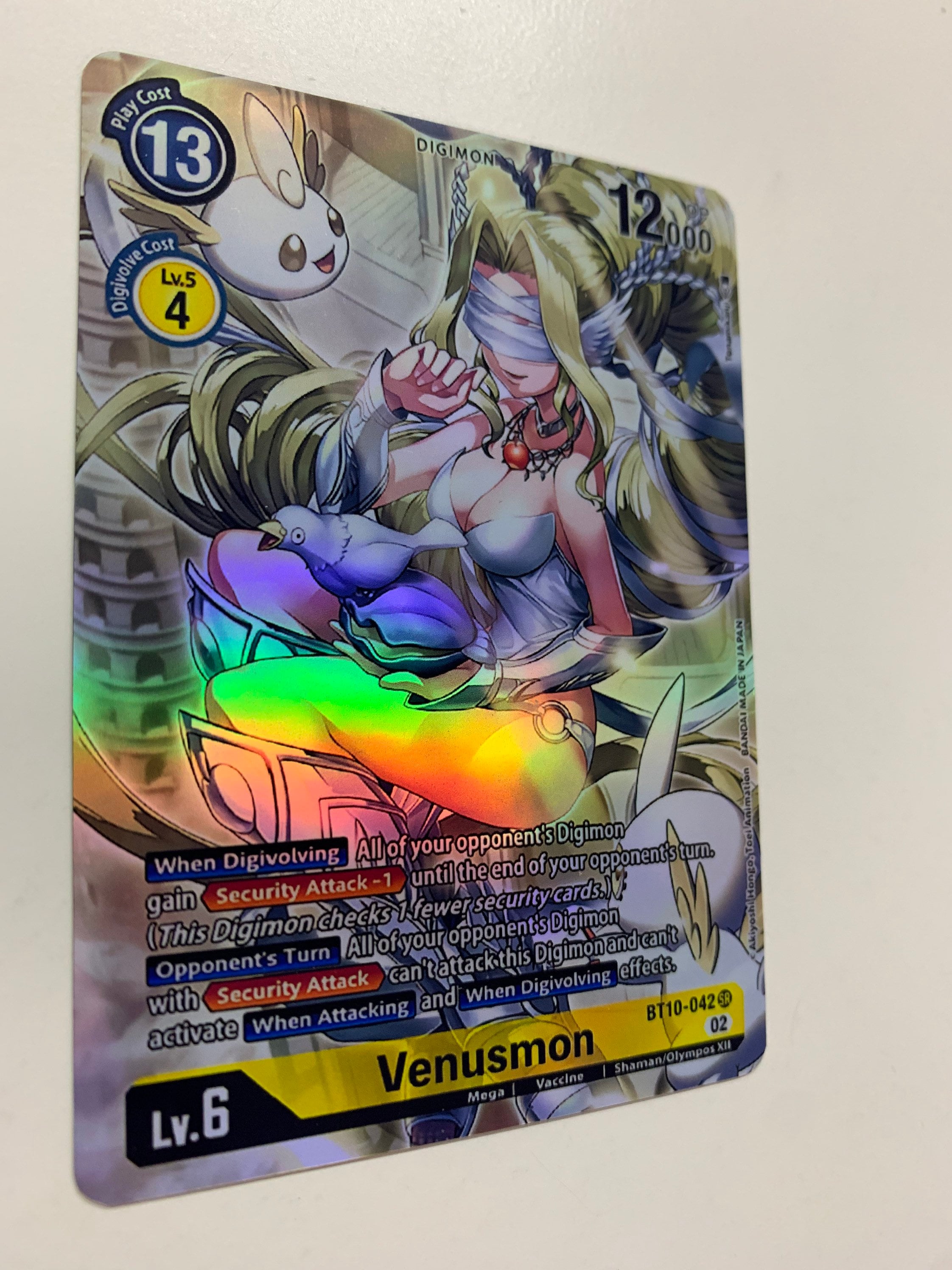 Venusmon BT10-042 alternate Art FULL HOLO Orica PROXY - Etsy