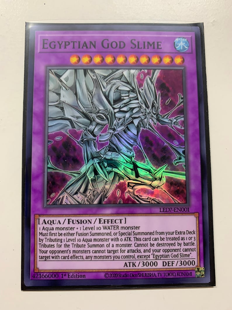 Egyptian God Slime ra Super Rare Orica PROXY - Etsy