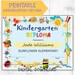 Kindergarten Diploma Printable & Editable DIY Certificate Diploma ...