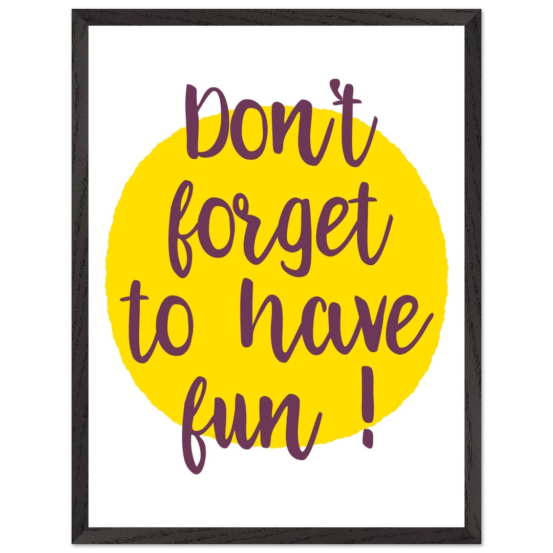 Inspirational Message Art Print Handwritten Style Poster Mounted Framed ...