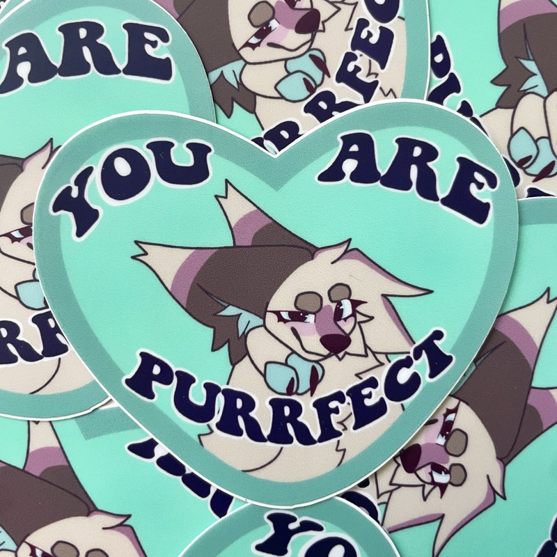 Furry Stickers - Etsy