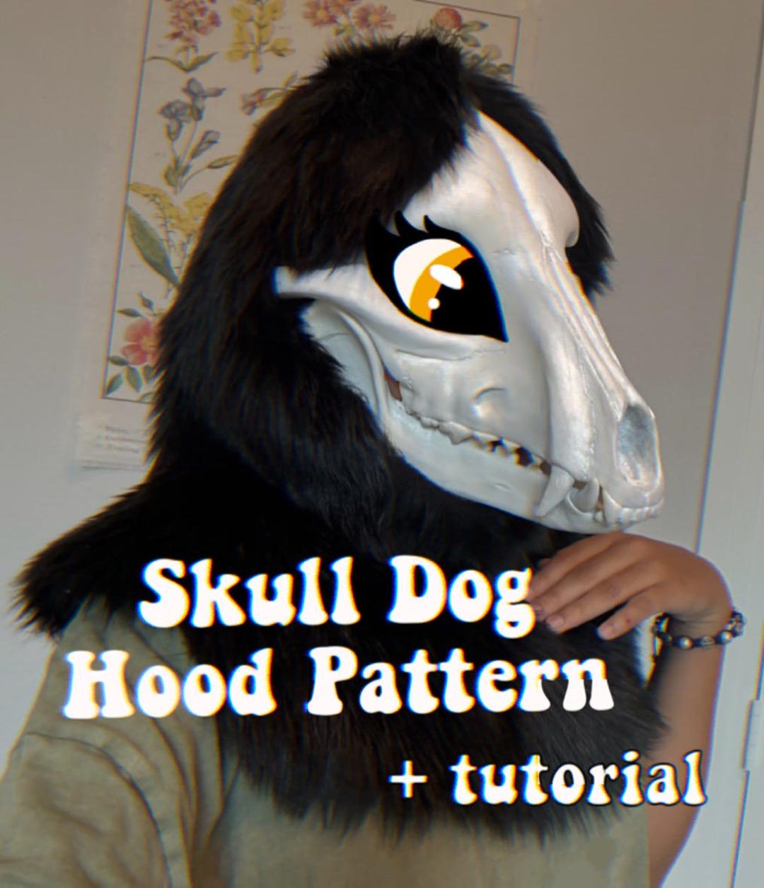 Digital Item!! DVC Skull Dog Fursuit Hood Pattern + Tutorial ~ PDF ...