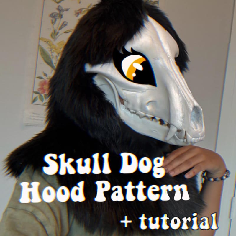 Skull Dog Mask - Etsy