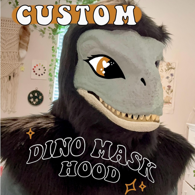 Dino Mask Fursuit - Etsy
