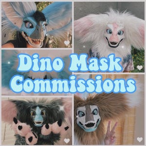 Custom Dino Mask Fursuit Commissions - Etsy