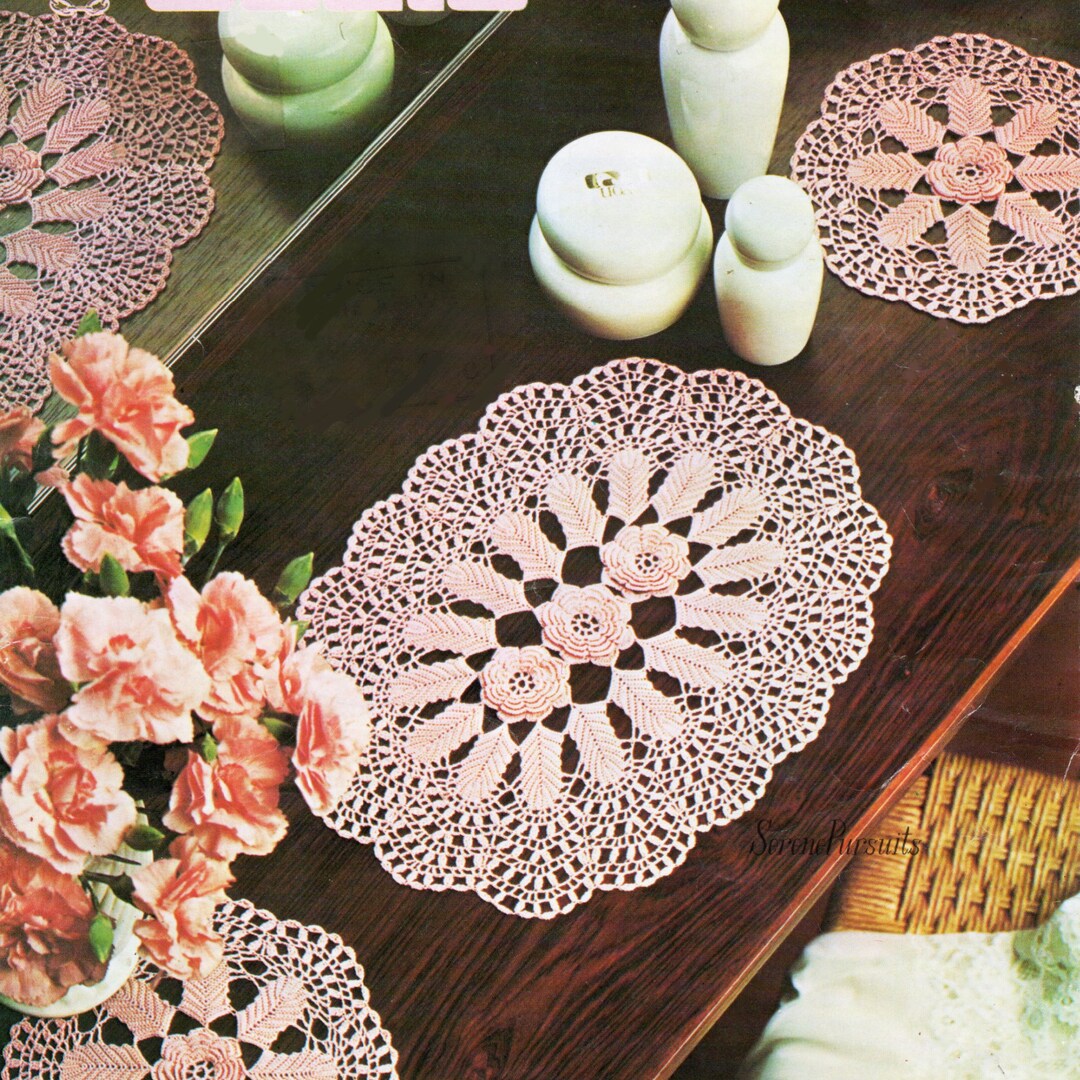 Irish Crochet Doily Set Pattern Pdf Download - Etsy